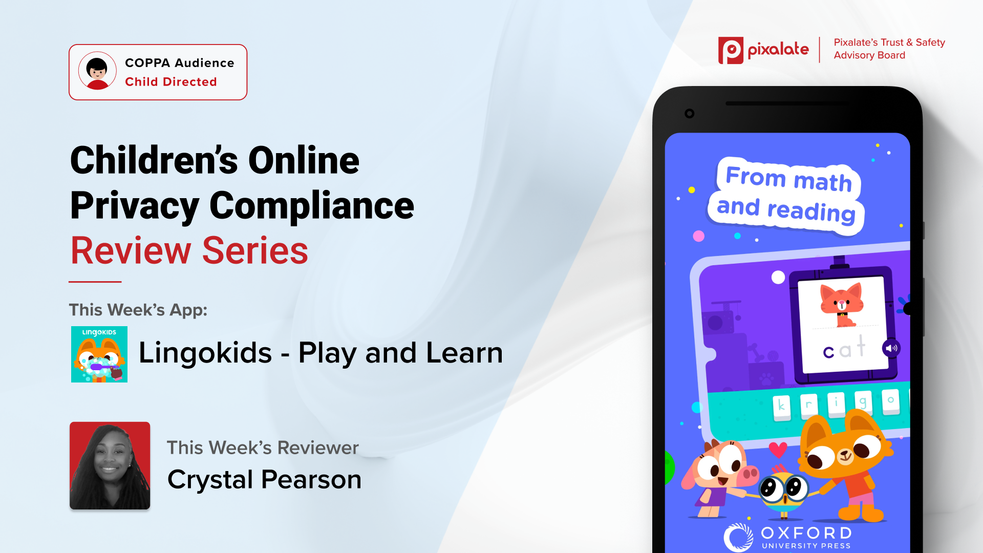 Pixalate's COPPA Manual Reviews: ‘Lingokids - Play and Learn’